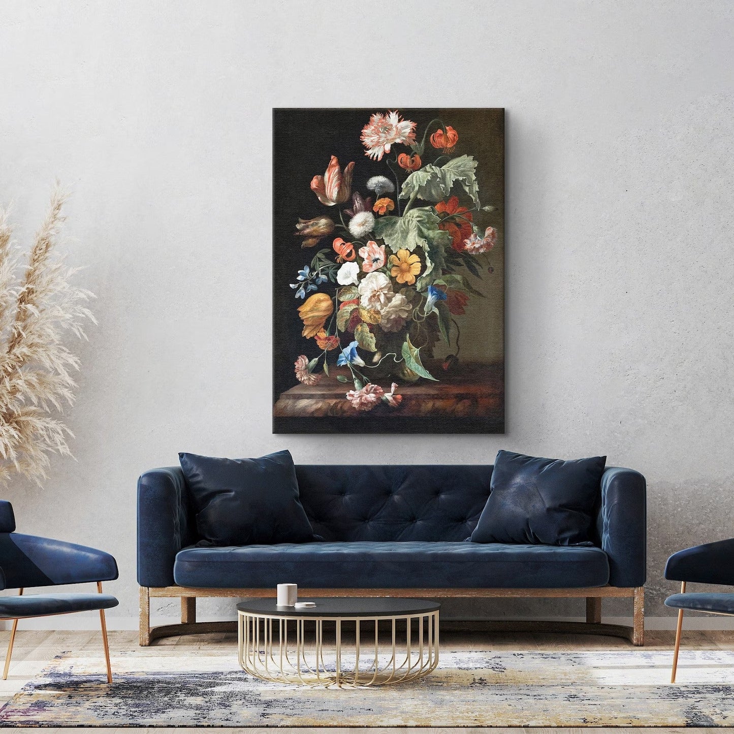Rachel Ruysch Still Life with Flowers - Stampa su tela - Neibac Tele ...